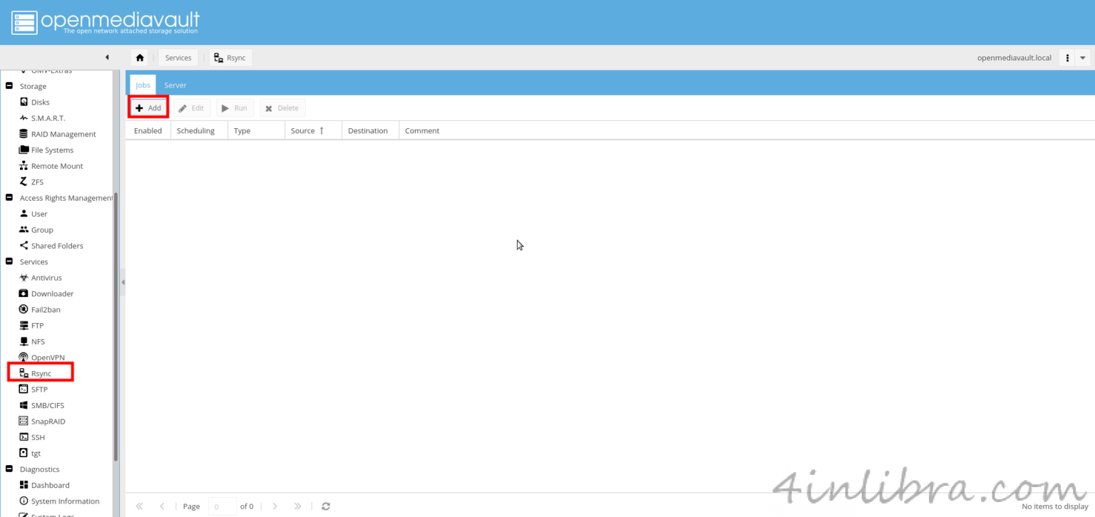 Openmediavault的rsync使用設定 - 阿榮黑白共